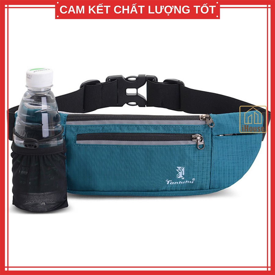 [Loại mới] Túi đeo hông chạy bộ nam nữ có đựng chai nước, túi đeo chéo ...