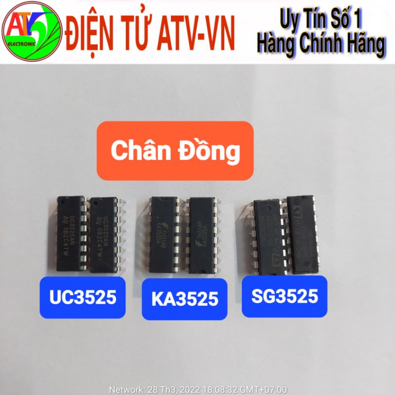 ic giao động 3525 UC3525AN KA3525 SG3525 TL494 hàng xịn | Shopee Việt Nam