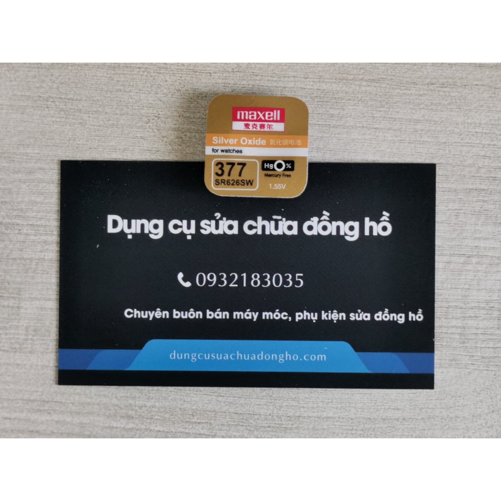 Pin Maxell SR626SW - 626 - 377 Pin Đồng Hồ Đeo Tay Chính Hãng | Shopee ...