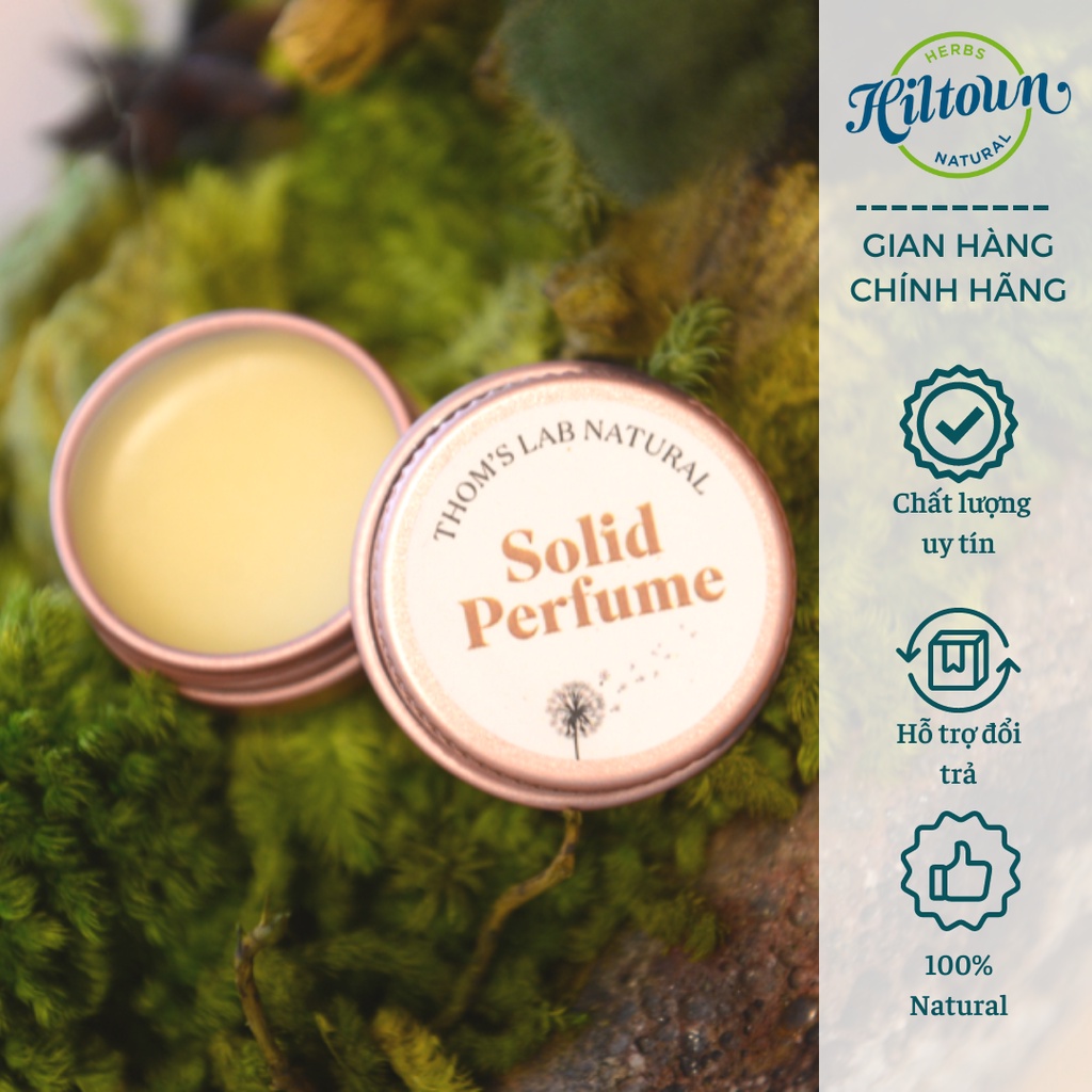 Nước hoa khô tinh dầu thiên nhiên Hiltown, các dưỡng chất trong sáp còn ...