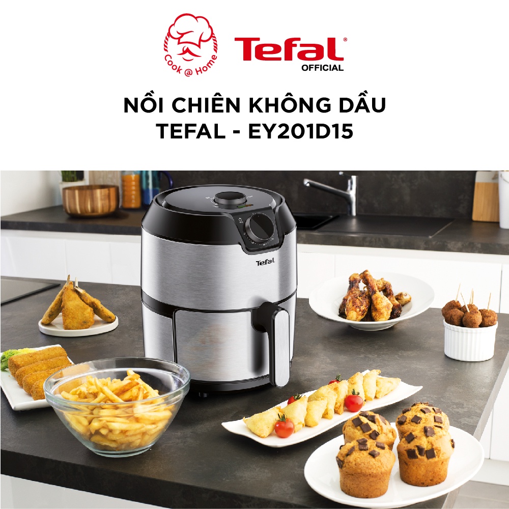 Nồi chiên không dầu chính hãng Tefal EY201D15 - 4.2 lít, 1500W | Shopee Việt Nam