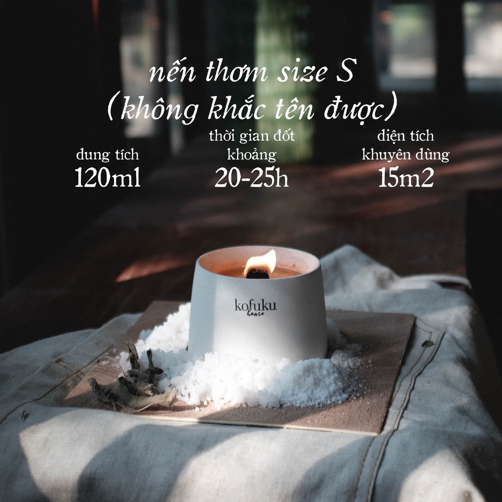 Nến thơm lọ xi măng size S (không khắc được) - Kofuku Home | Shopee ...