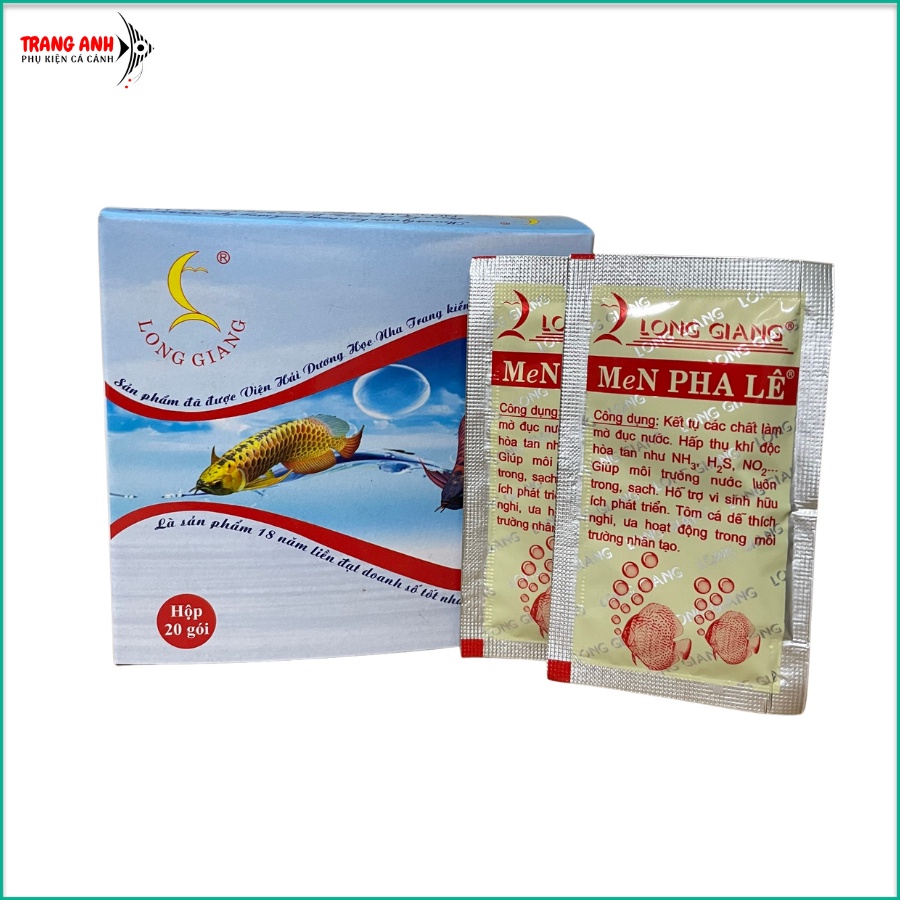 Men Pha Lê Long Giang làm trong nước hồ cá, xử lý nước hồ cá cảnh ...