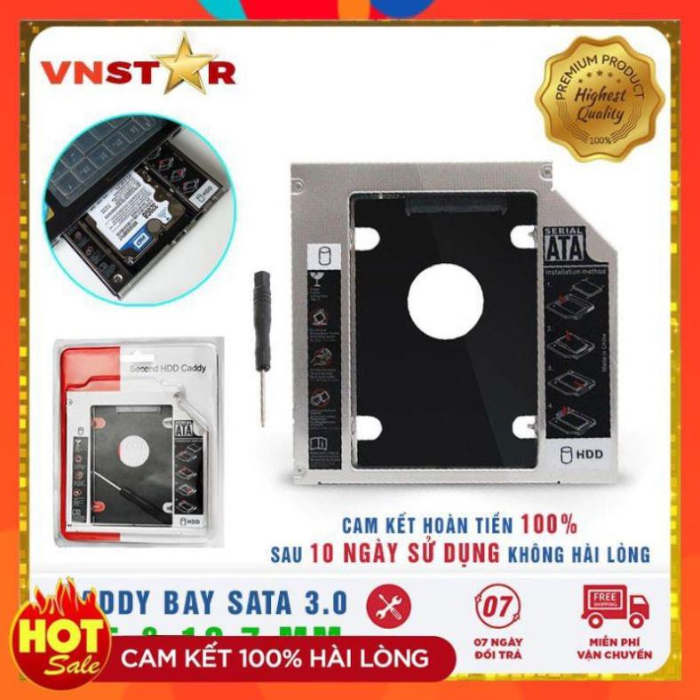 [Chính hãng]Caddy Bay HDD SSD SATA 3 9.5mm/12.7mm - Khay Ổ Cứng Thứ 2 ...