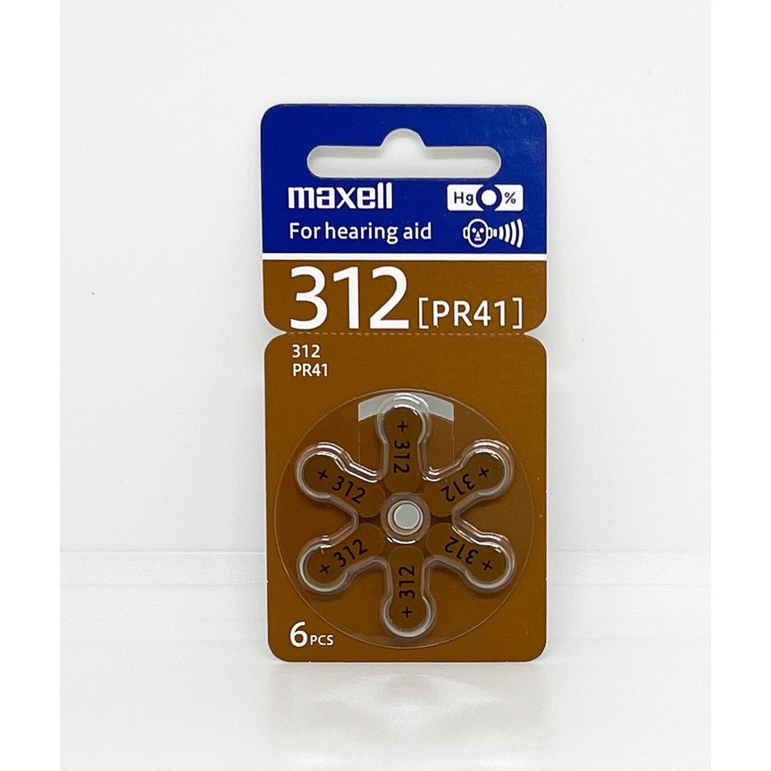 Pin máy trợ thính Maxell PR41 ( pin 312 ) / PR44 ( pin 675 ) / PR48 ( Pin 13 ) / PR536 ( Pin 10 ...