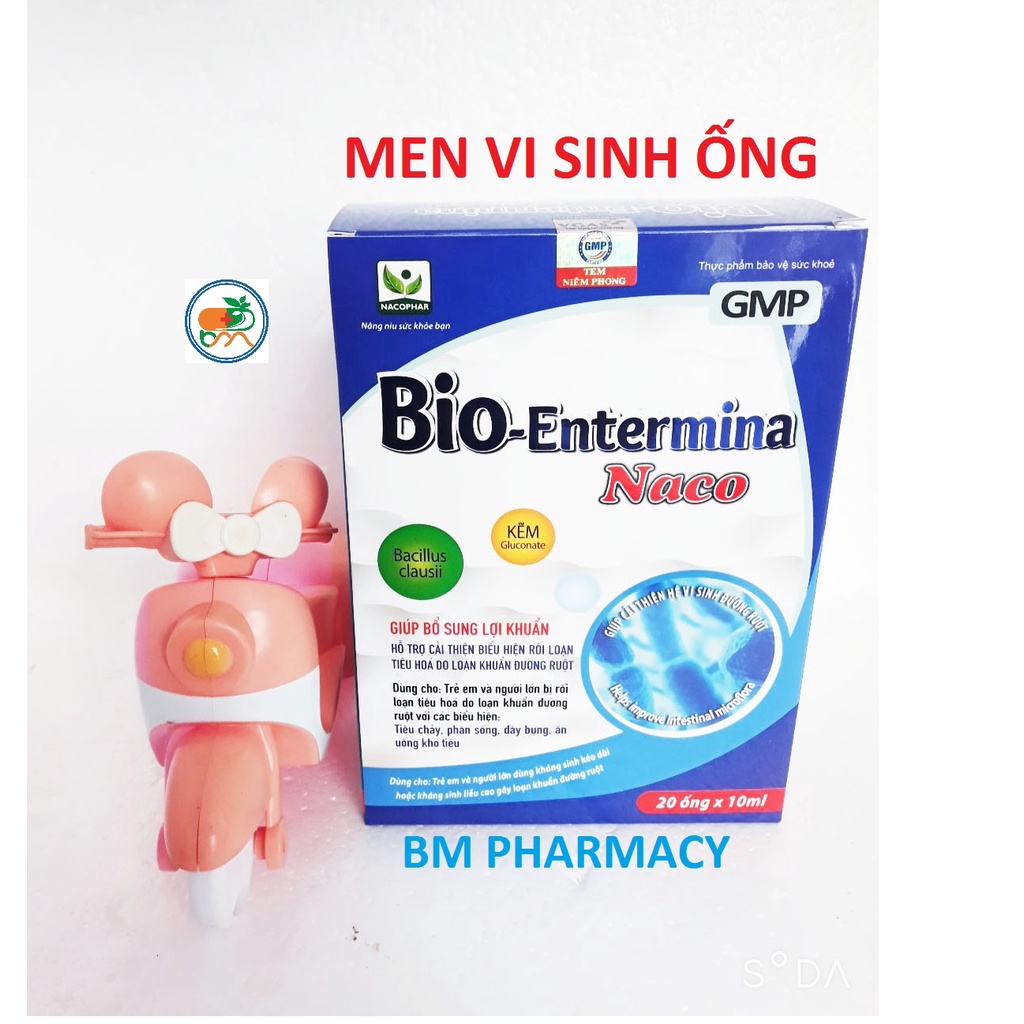 Men vi sinh ống BIO ENTERMINA, giúp bổ sung lợi khuẩn; hỗ trợ giảm tiêu ...