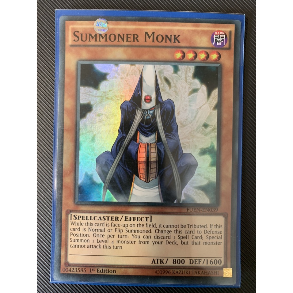 Thẻ bài Yugioh: Summoner Monk - FUEN-EN039 - Super Rare. | Shopee Việt Nam