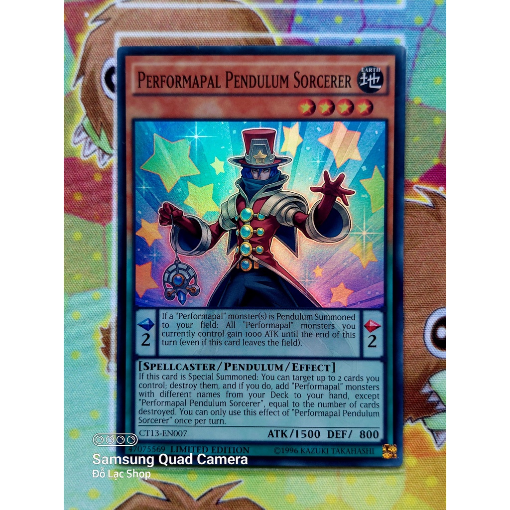 [ Đỗ Lạc Shop ] Thẻ Bài Yugioh Pen Performapal Pendulum Sorcerer ...