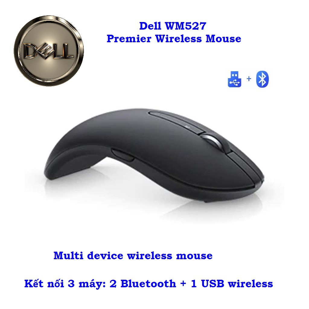 Dell WM527 Premier Wireless Mouse - Multi Device - Chuột không dây kết ...