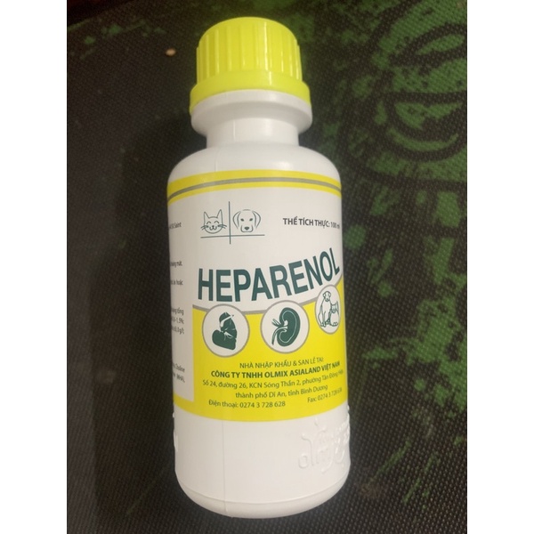 BỔ GAN MẬT, HỖ TRỢ TIÊU HÓA CHO CHÓ MÈO HEPARENOL | Shopee Việt Nam