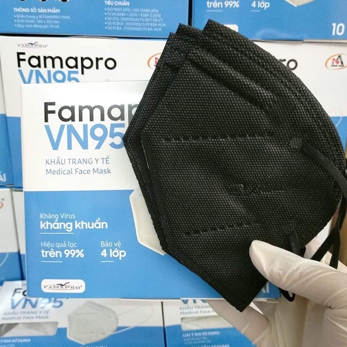 Combo 5 hộp 50 Khẩu trang N95 không van chính hãng,công nghệ nhật bản,kháng khuẩn | Shopee Việt Nam