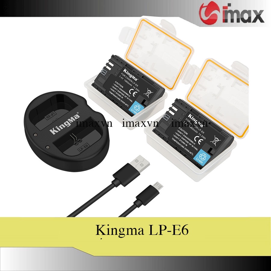 Pin sạc máy ảnh Kingma cho Canon LP-E6 | Shopee Việt Nam