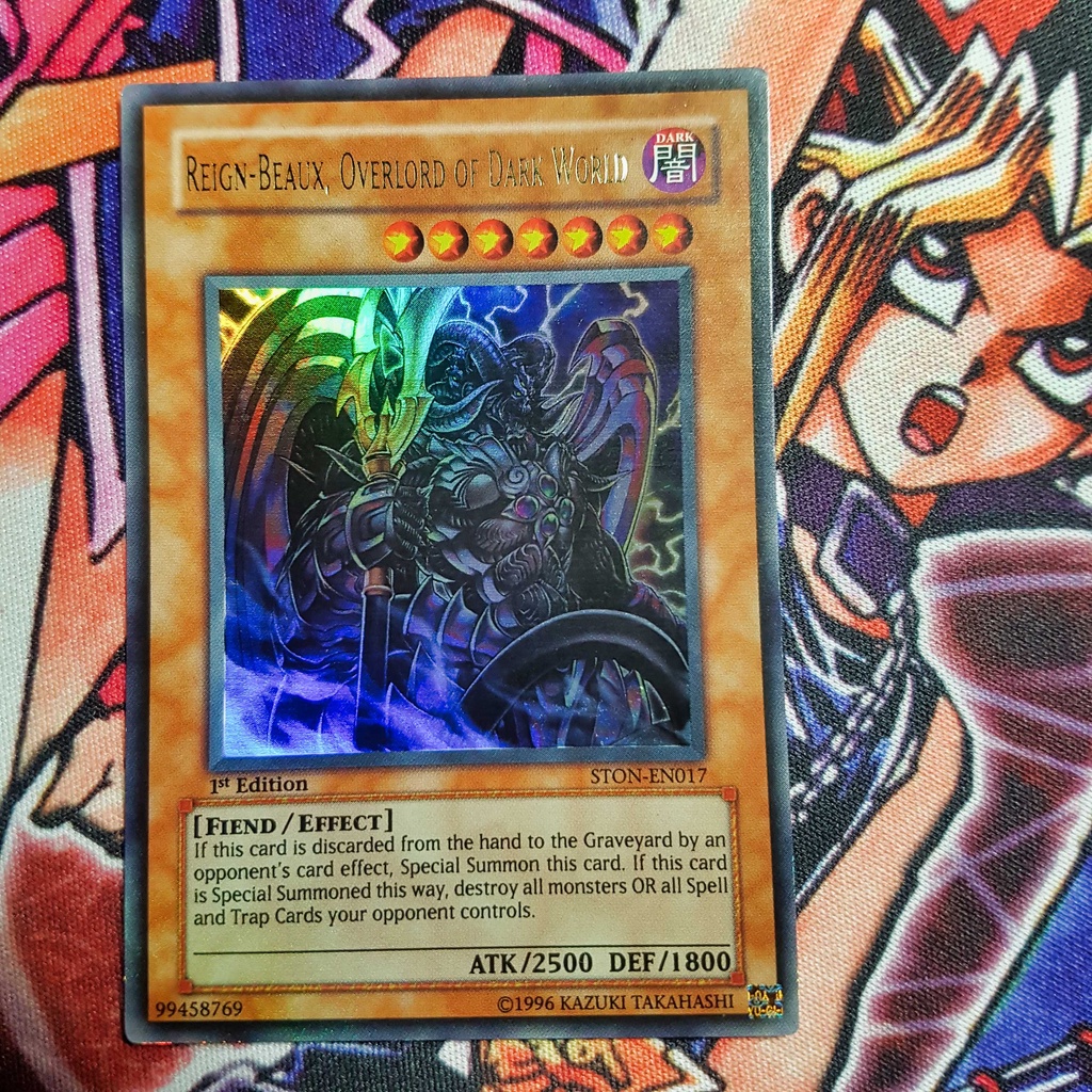 Thẻ bài Yugioh chính hãng | Reign-Beaux, Overlord of Dark World (bản cũ ...