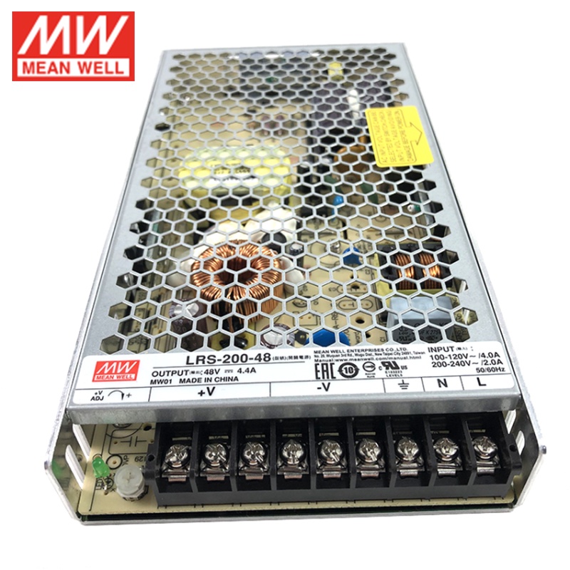 Mean WELL LRS-200-48 200W 48V Bộ nguồn chuyển mạch 110V220V AC sang 48V DC 4.4A 211.2W Meanwell ...