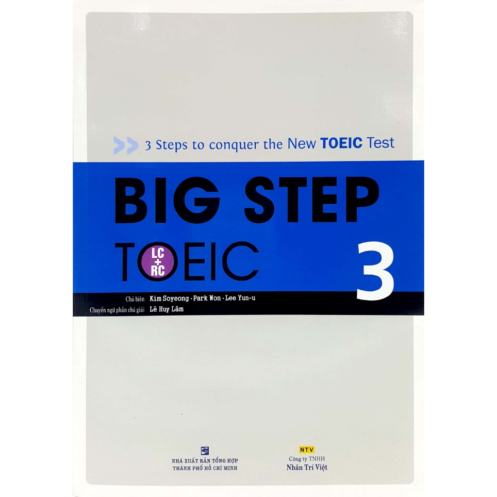 Sách - Big Step TOEIC 3 (LC + RC) | Shopee Việt Nam