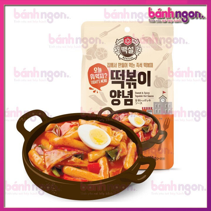 Sốt Topokki Cay Ngọt Beksul hãng CJ | Shopee Việt Nam