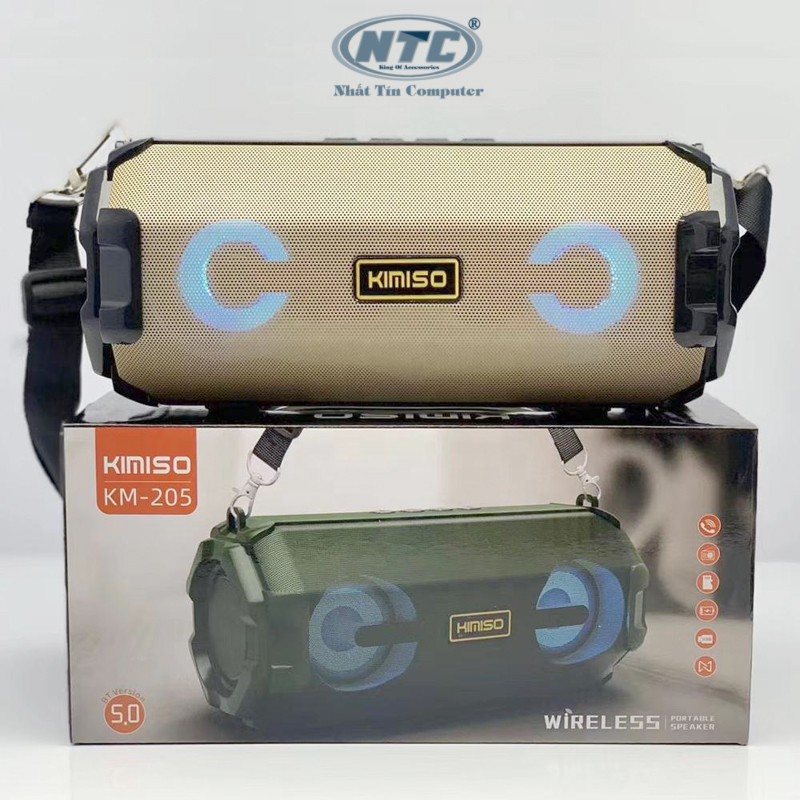 [Mã ELMS10 giảm 6% đơn 50K] Loa bluetooth KIMISO KM-205 TWS kết nối cùng lúc 2 loa - có đèn led ...