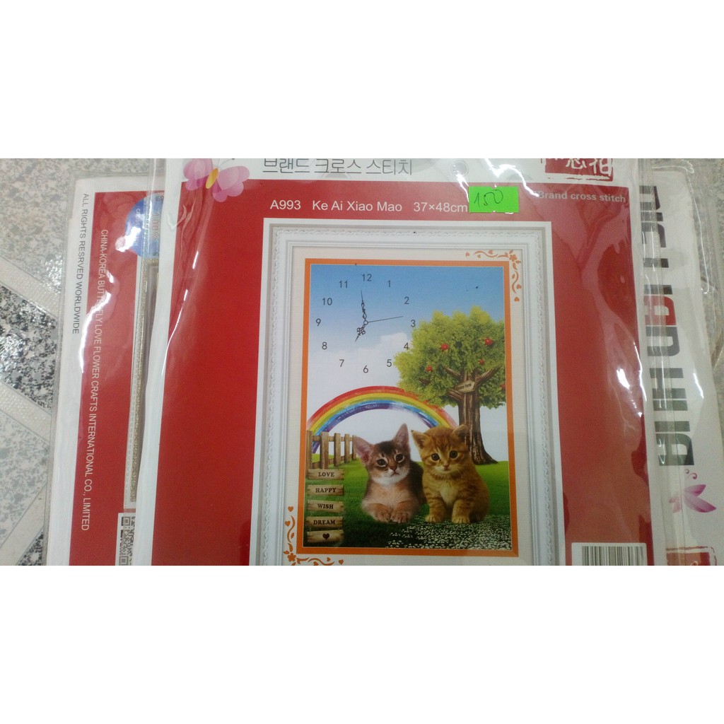 TRANH THEU 2 CON MEO | Shopee Việt Nam