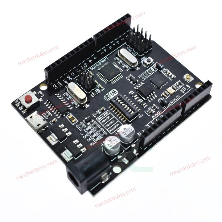 Mạch ARDUINO Wifi Uno R3 Atmega328P+ESP 8266, giao tiếp CH340 Kèm Cáp ...