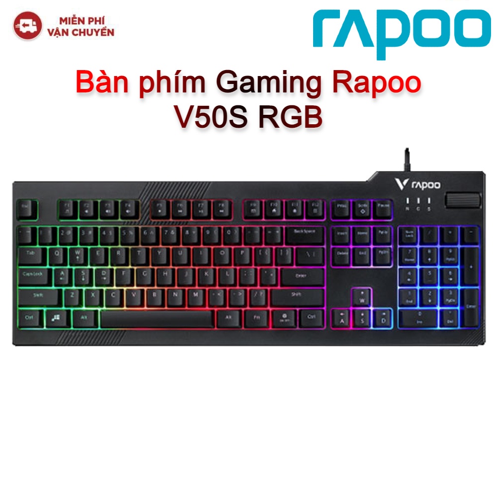 Bàn phím Gaming Rapoo V50S RGB | Shopee Việt Nam