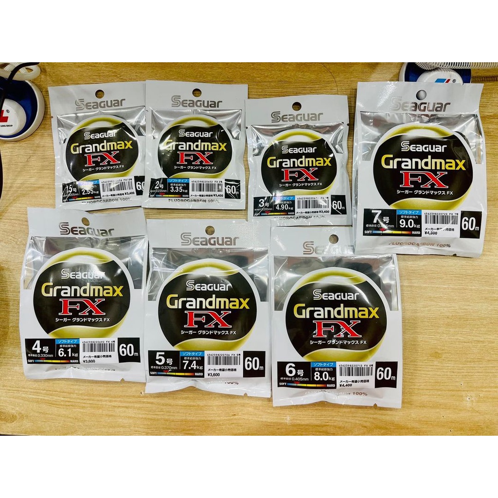 DÂY FLOUROCACBON 100% SEAGUAR GRANDMAX FX 60m CAO CẤP | Shopee Việt Nam