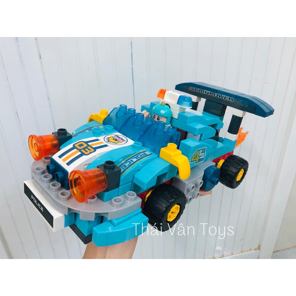 Lego Lắp ráp Xe Đua Robot Siêu To Feelo - Building Blocks | Shopee Việt Nam