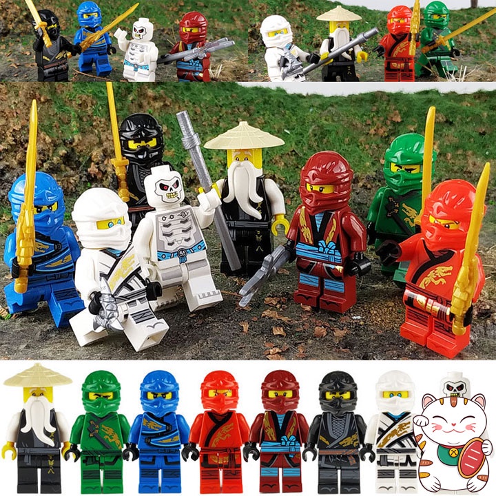Bộ 8 Ninja Siêu Khủng Ninjago Đồ Chơi Ghép Hình Lắp Ghép Thông Minh ...