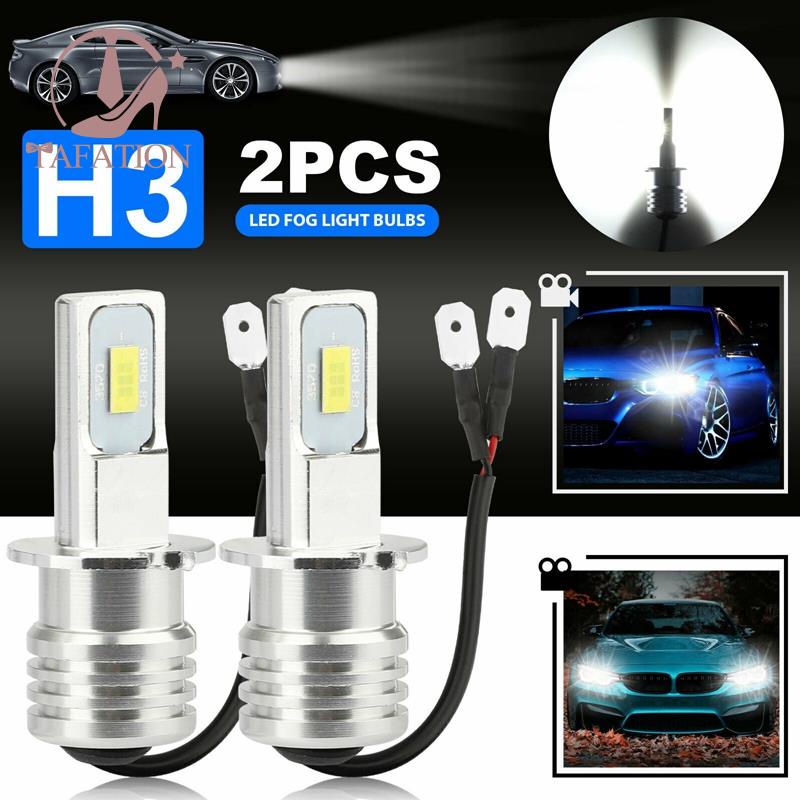 Set 2 đèn pha H3 6000K 100W ánh sáng trắng dành cho ô tô | Shopee Việt Nam