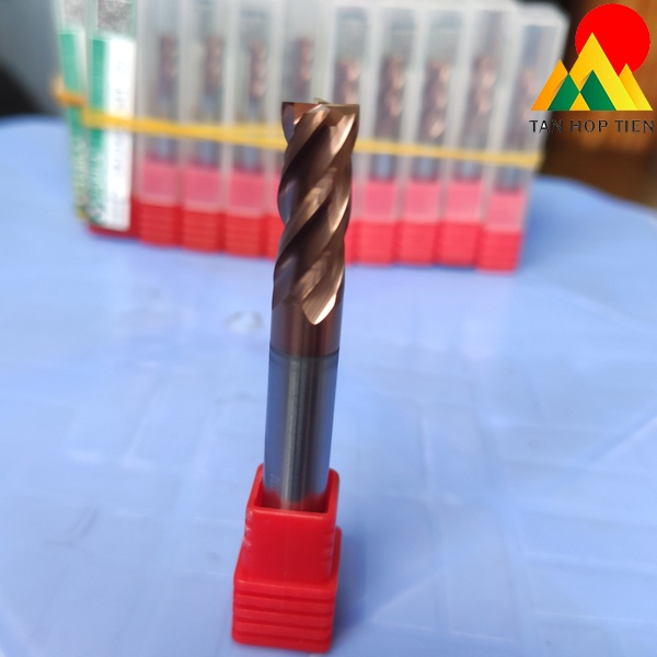 Dao phay hợp kim 55HRC 4me 8mm-10mm-12mm - Gia công thép thường S45c,SS400,CT3 | Shopee Việt Nam