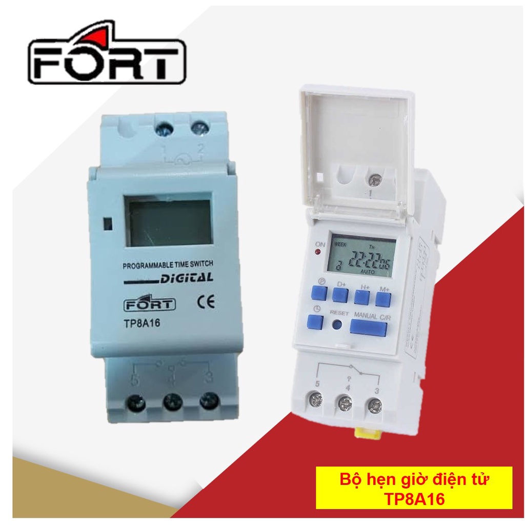 Bộ hẹn giờ (Timer 24H 220vac) SUL181H Fort | Shopee Việt Nam