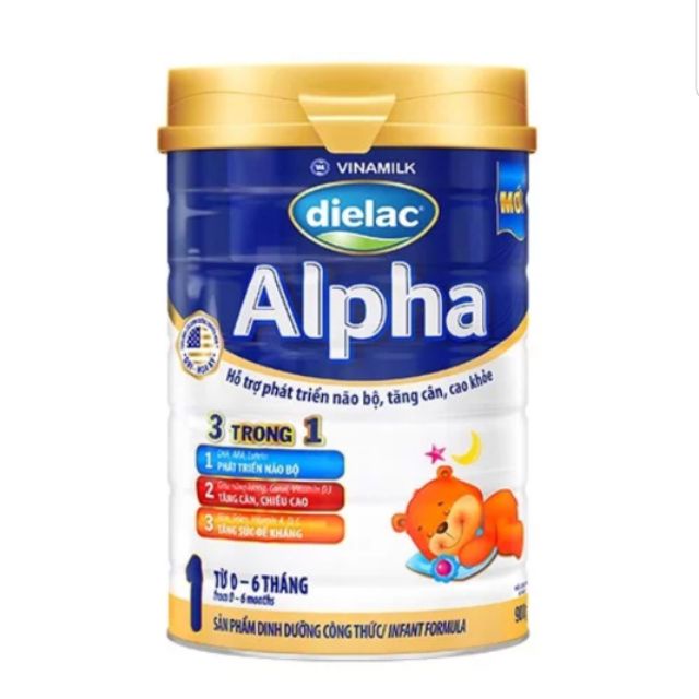 Sữa Bột Vinamilk Dielac Alpha Step 1 2 3 900g | Shopee Việt Nam