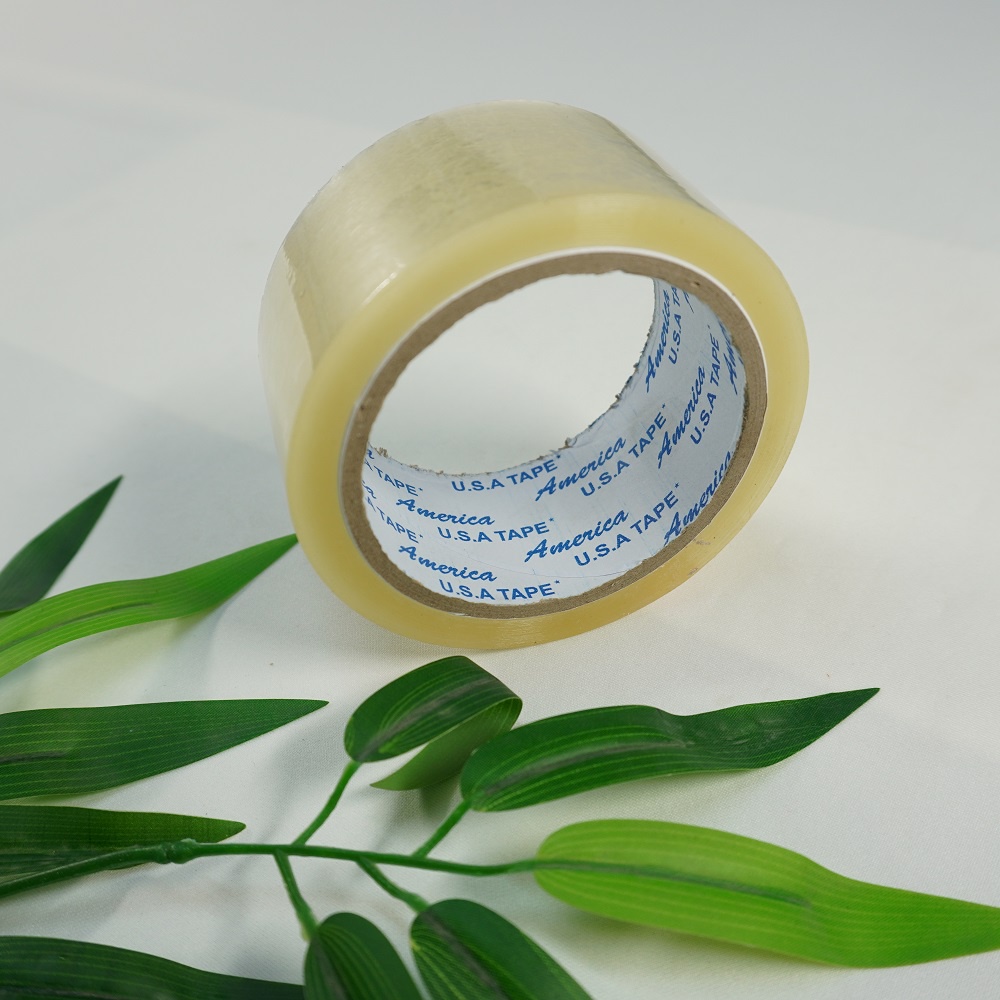 Băng keo trong dán thùng khổ 5cm - 80yds nặng 900gr/1 cây và 5cm - 100yds nặng 1,1kg | Shopee ...