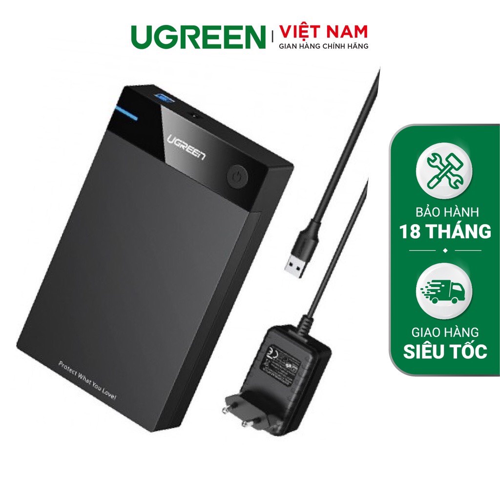 Box đựng ổ cứng 3.5" Cao Cấp UGreen 50422- Dung Lượng 10TB BẢO HÀNH 18 ...