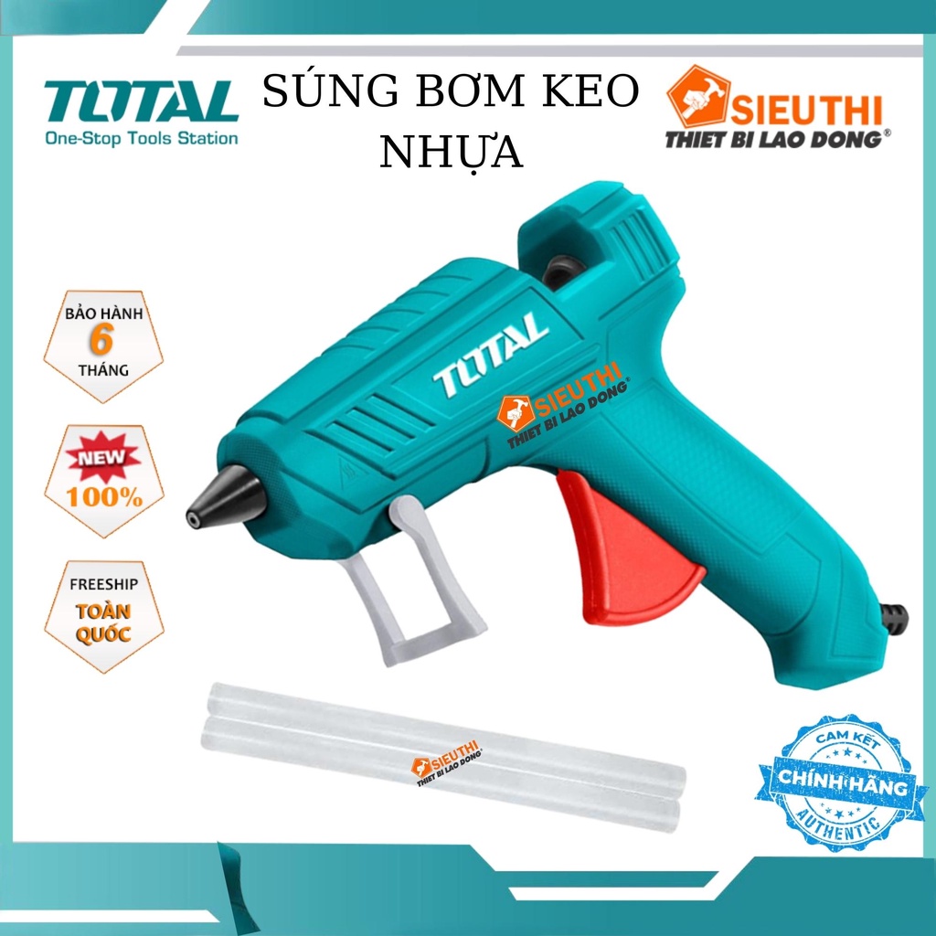 Súng bắn keo nến TOTAL TT101116 điện thế 220-240V, công suất 100W thao ...