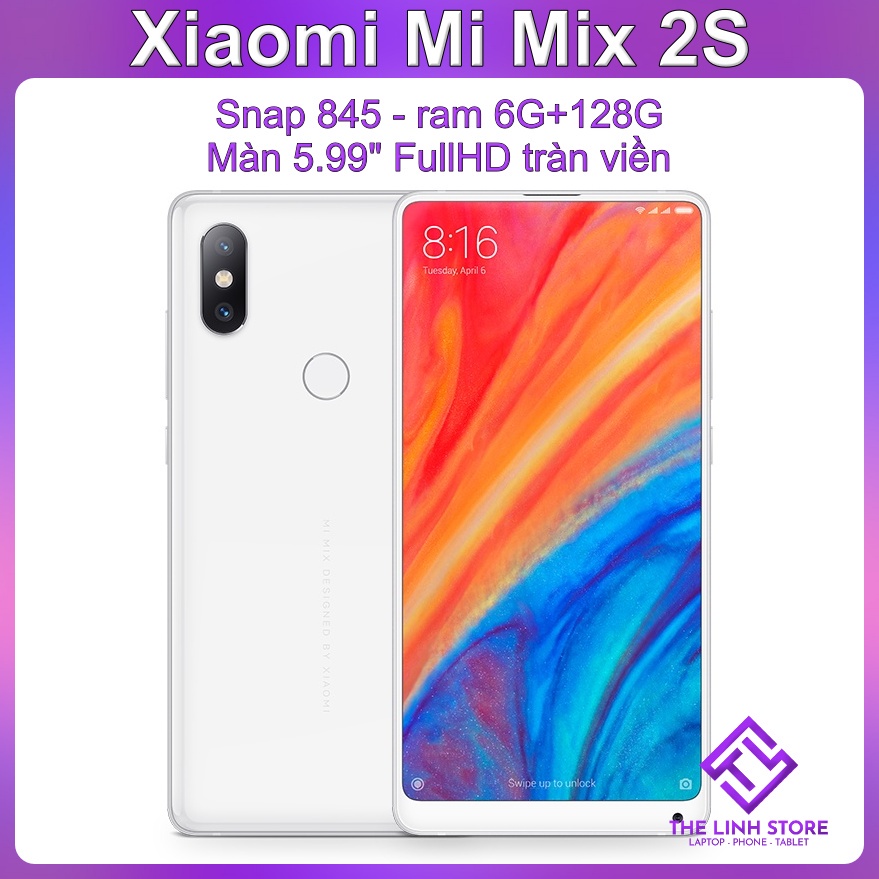 Điện thoại Xiaomi Mi Mix 2S Rom Quốc tế tiếng Việt - Snapdragon 845 Màn tràn viền | Shopee Việt Nam
