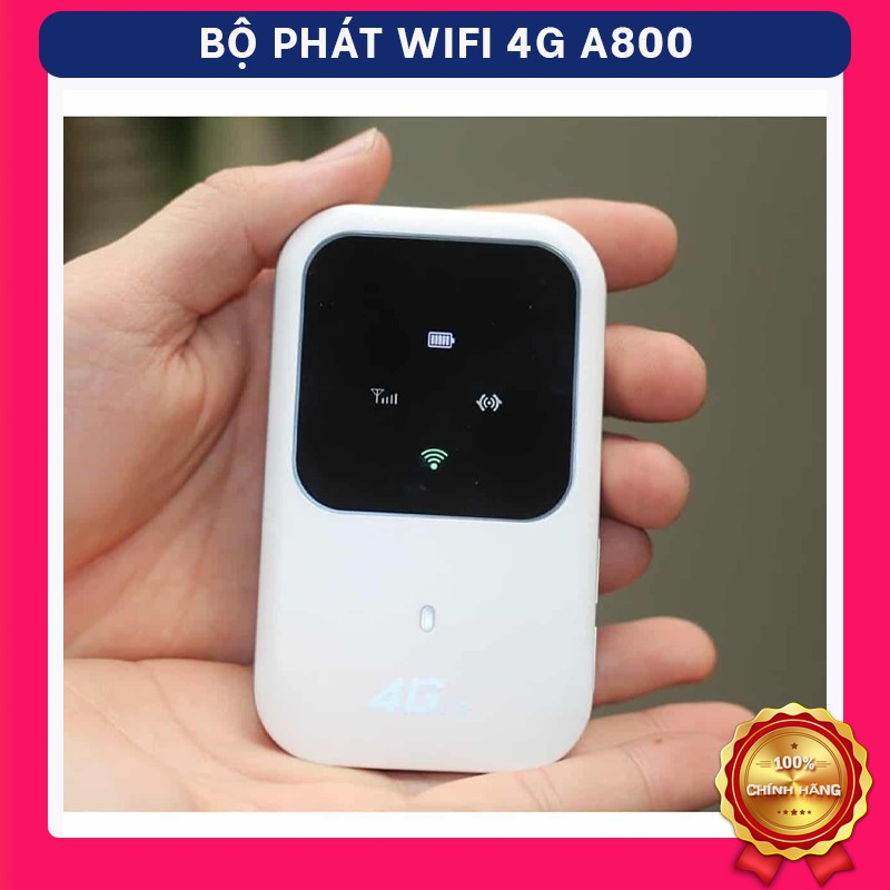 Bộ Phát Wifi 4G LTE/ 3G A800 Từ Sim 4G Pin Khủng 2400mah Tốc Độ 150Mps ...