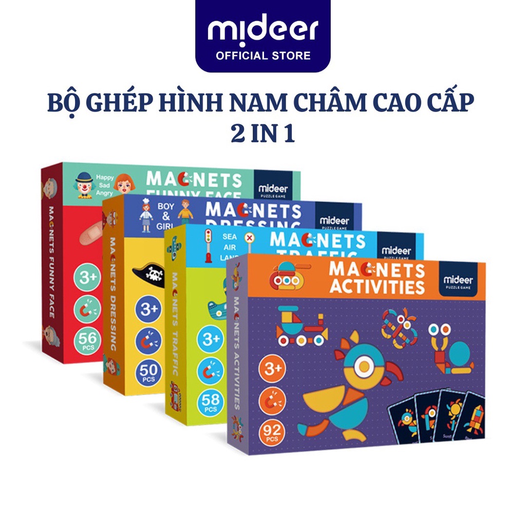 Xếp Hình Nam Châm Mideer Magenetic Game | Shopee Việt Nam