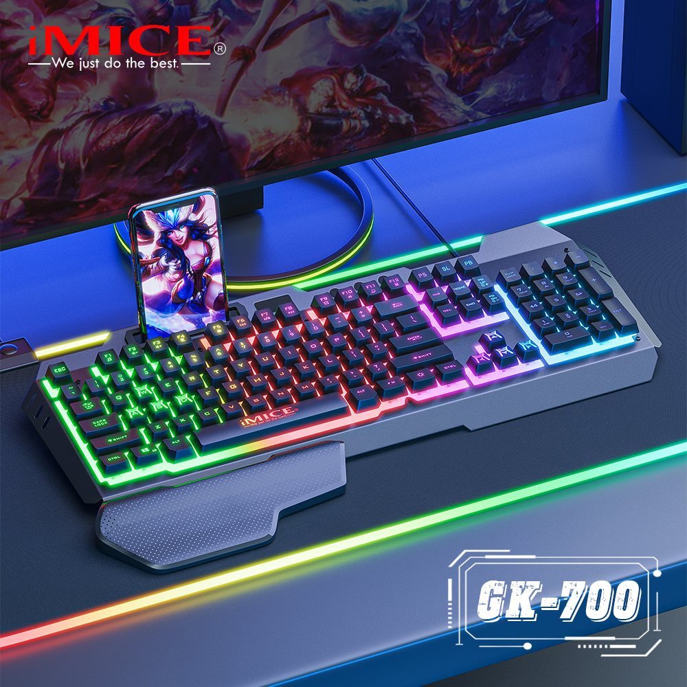 Bàn phím Chuyên Game iMice GK-700 Giả Cơ Có dây USB LED Chính Hãng | Shopee Việt Nam