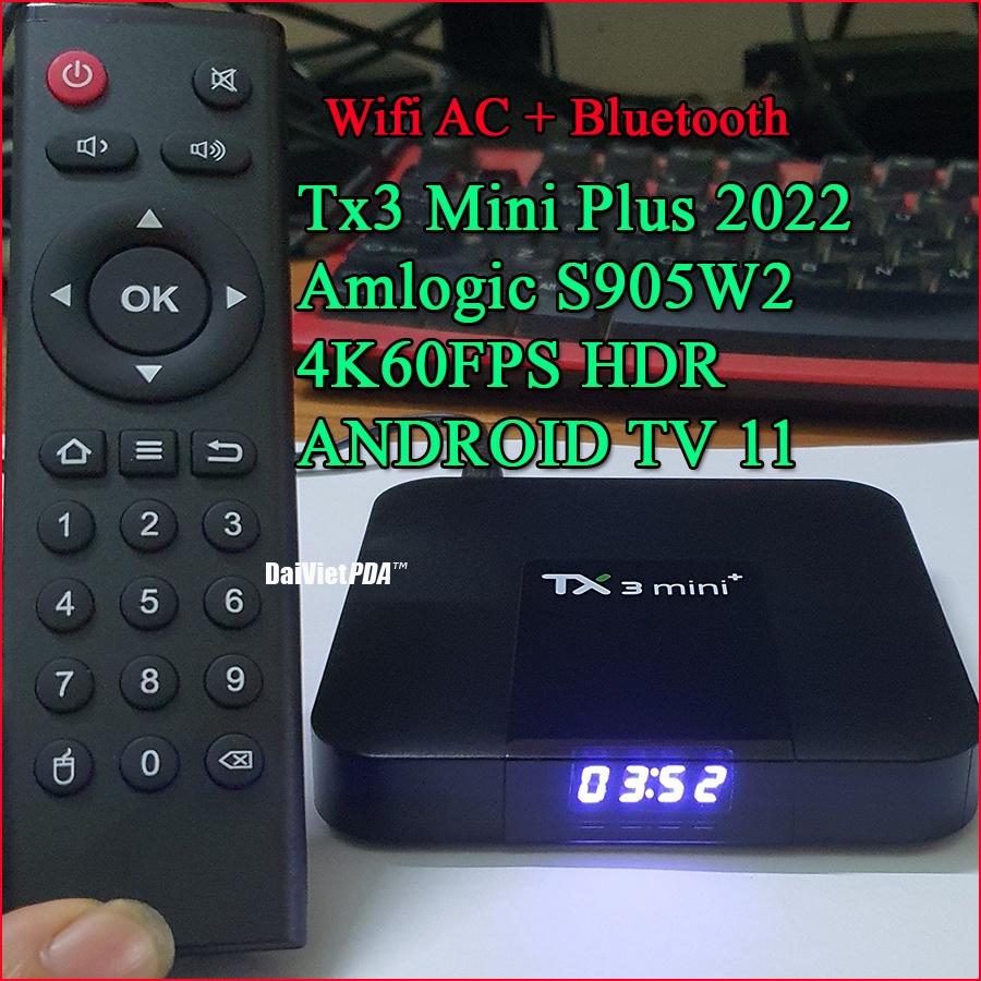 Android TV Box TX3 mini Plus 2022 Dual Wifi Bluetooth - Android 11 ...
