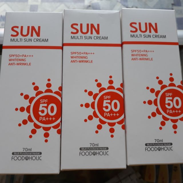 Kem chống nắng FOODAHOLIC Multi Sun Cream SPF 50+PA+++ | Shopee Việt Nam