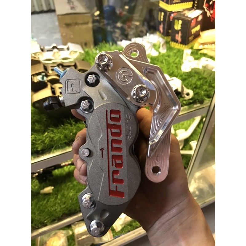 Pass heo CNC cho heo 4pis brembo cho Ex150/155/Winner/Sonic/ Raider ...