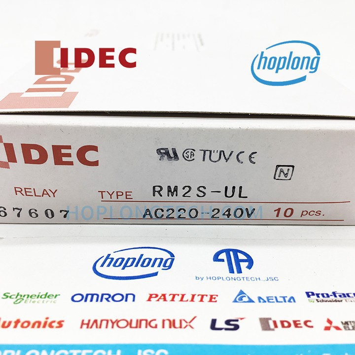 RM2S-UL-AC220-240 Idec rơ le trung gian 220-240VAC 8 chân dẹt loại vừa (Đã ngưng SX) | Shopee ...
