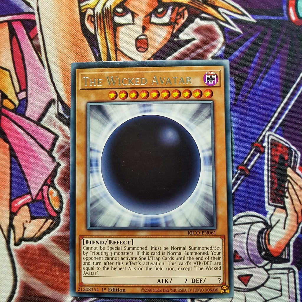 Thẻ bài Yugioh chính hãng | The Wicked Avatar | KICO Rare | Shopee Việt Nam