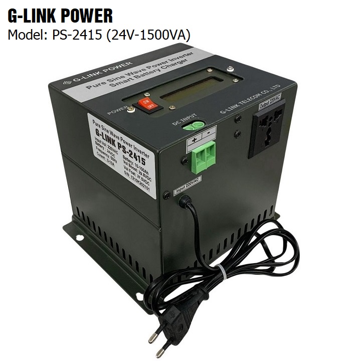 Máy kích điện 24VDC lên 220VAC Sine chuẩn G-LINK POWER PS-2415, 24V-1500VA | Shopee Việt Nam