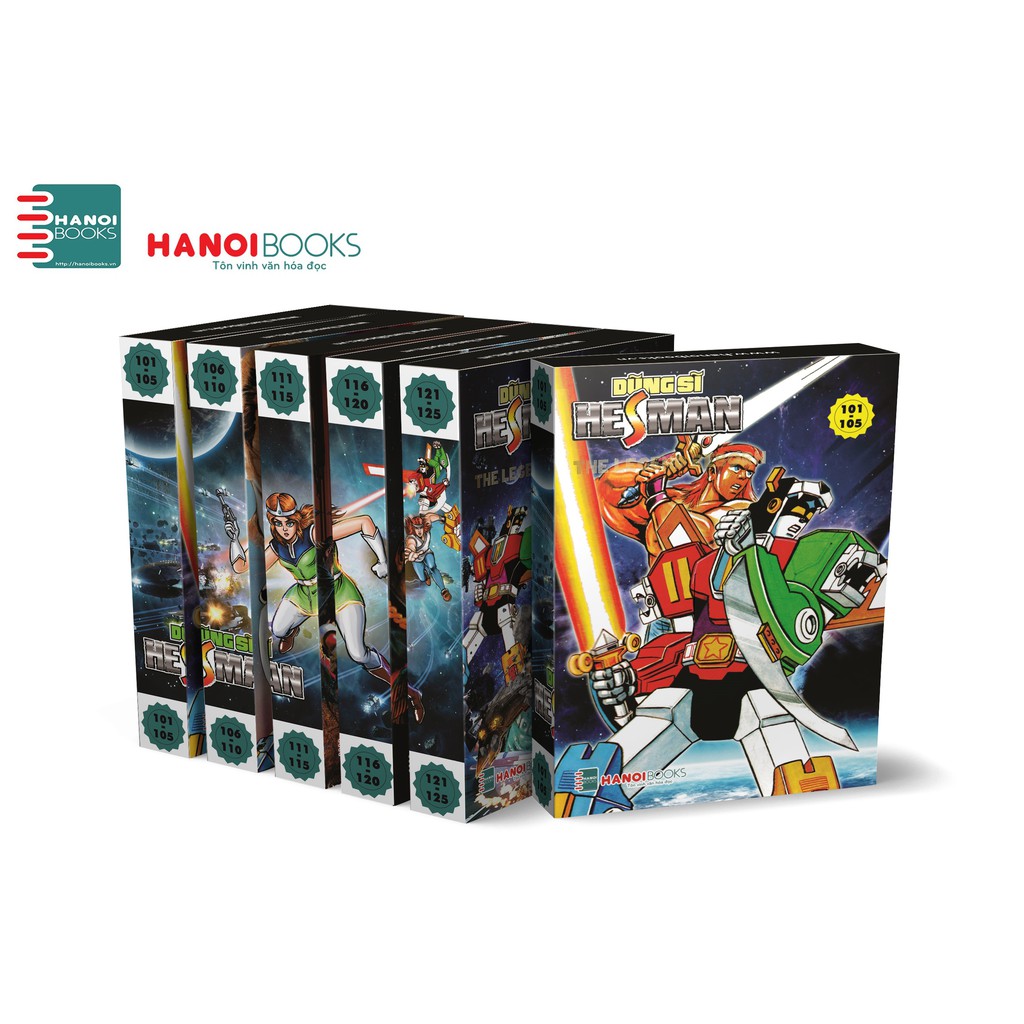 Sách - Boxset 21 : 5 Tập Dũng Sĩ HesMan(các tập 101-150) | Shopee Việt Nam
