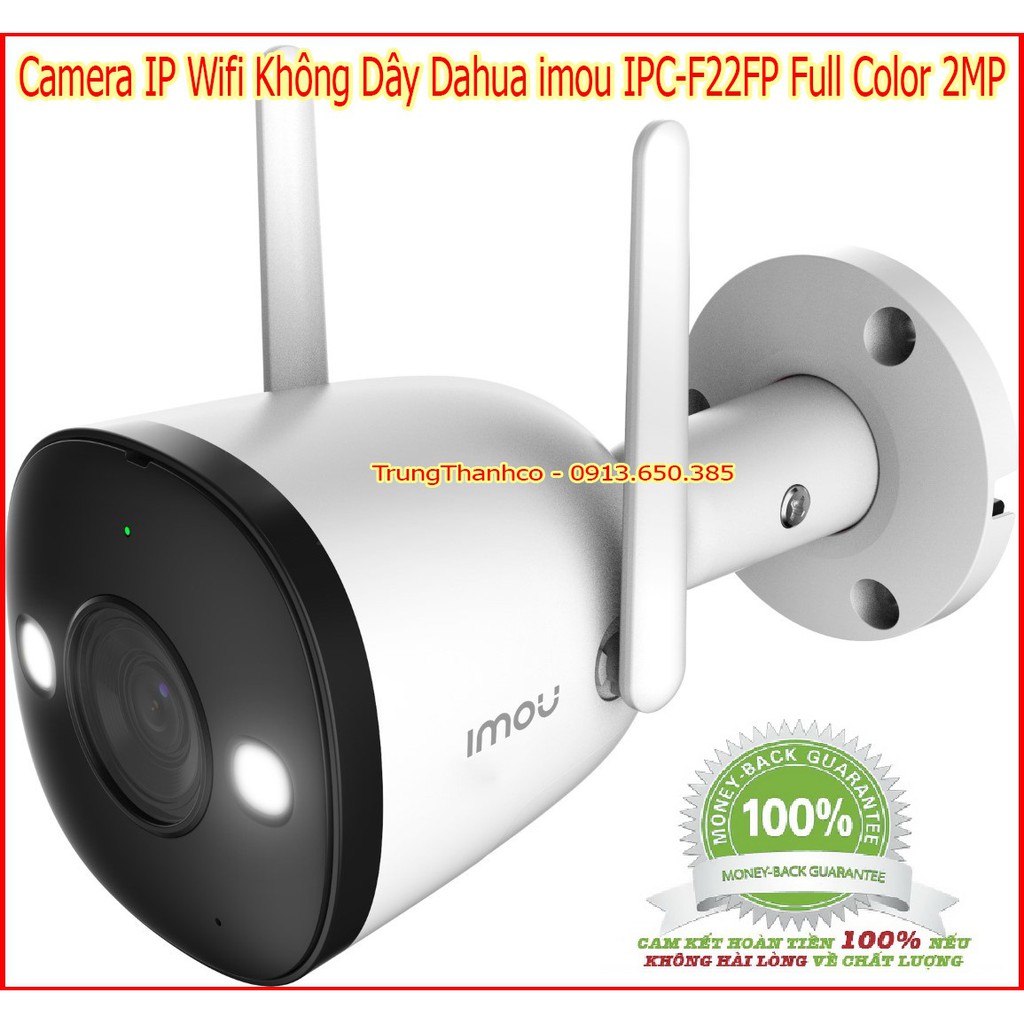 Camera IP Wifi Không Dây Dahua imou IPC-F22FP Full Color 2MP | Shopee ...