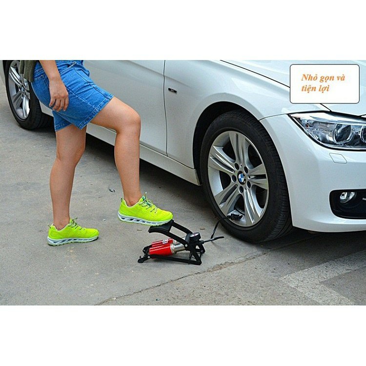 Bơm Đạp Chân Đa Năng Cho Ôtô, Xe Máp, Xe Đạp. Loại 1 Pitton Và Loại 2 ...