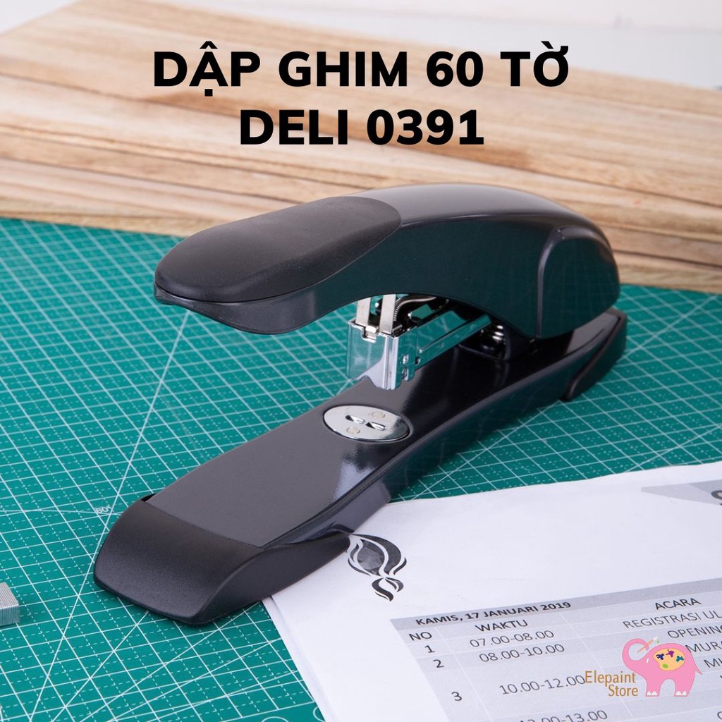 Dập ghim 60 tờ Deli 0391 | Shopee Việt Nam