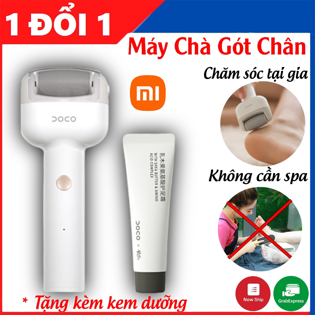 Máy Chà Gót Chân Tự Động Xiaomi Doco - Máy Cạo Gót Chân Xiaomi Tặng Kèm Kem Dưỡng Tiện Lợi Chăm ...