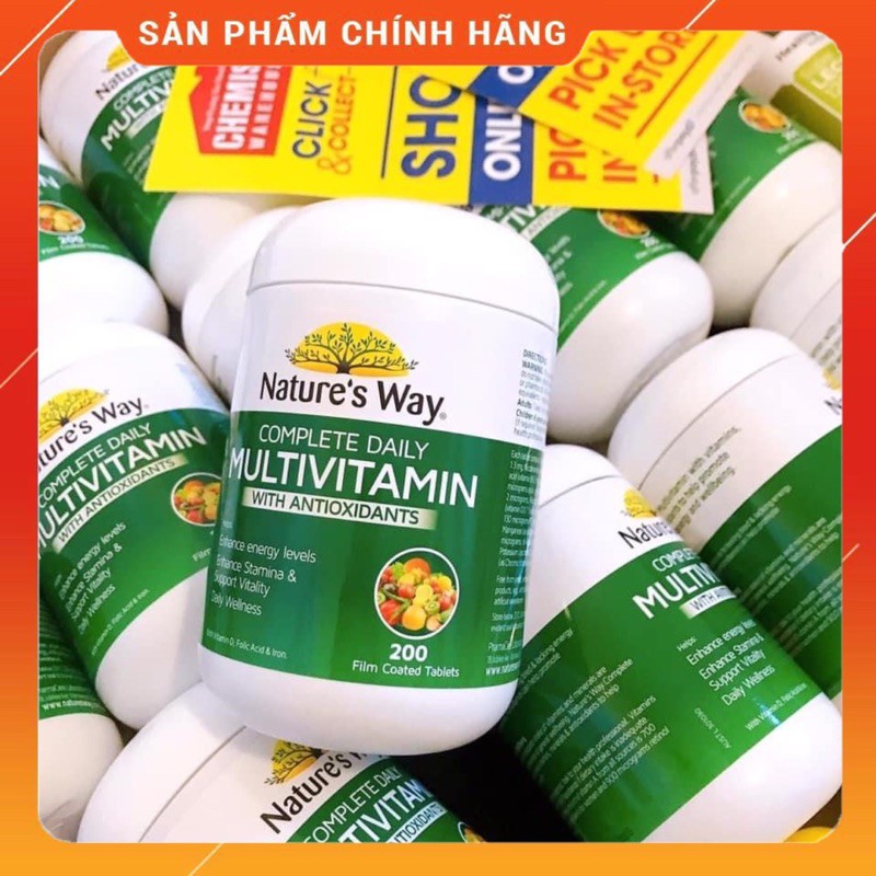 Vitamin Tổng Hợp Tảo Biển [Úc] Nature’s Way Complete Daily Multivitamin ...